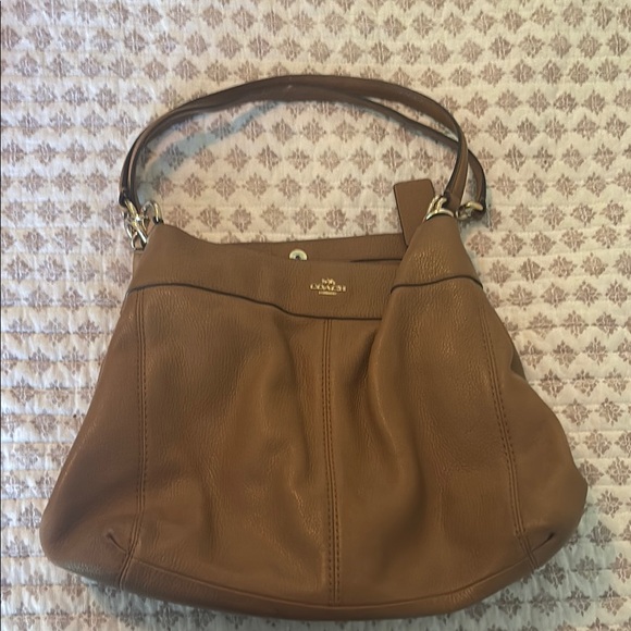 Coach | Bags | Coach Brown Leather Shoulder Bag | Poshmark